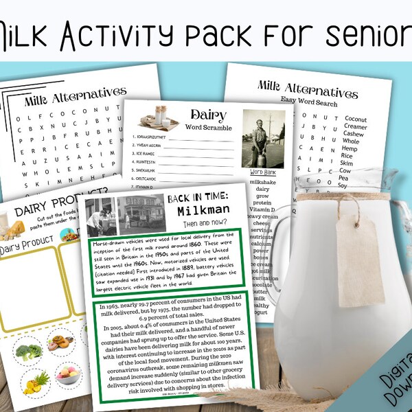 Senior Activity Pack - Etsy