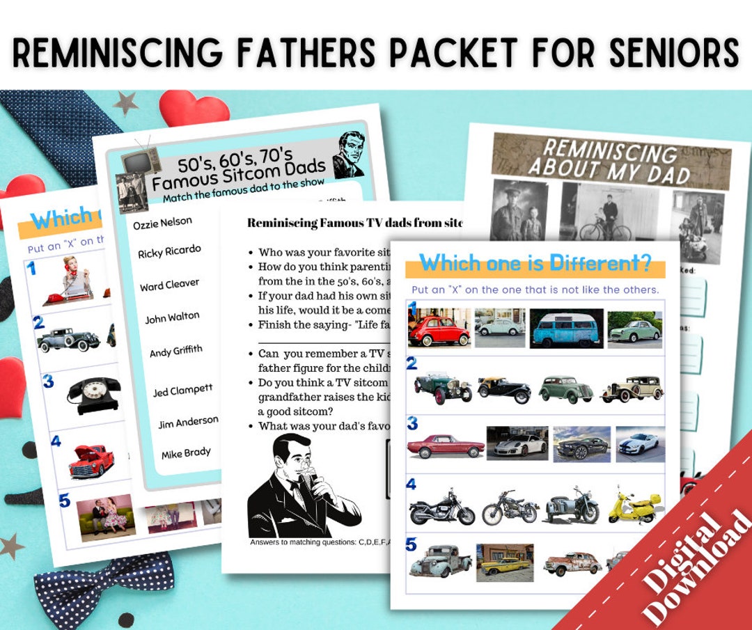 Remembering Dad, Father's Day Activity, All About Dad, Activities for ...