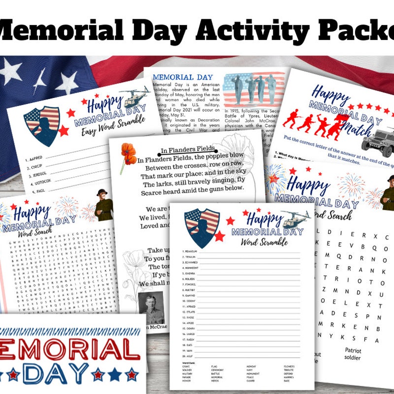 Memorial Day Svg - Etsy
