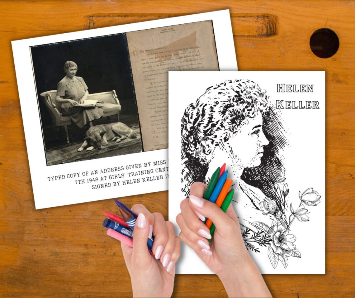 Helen Keller, Helen Keller Activity Packet, Helen Keller Biography ...