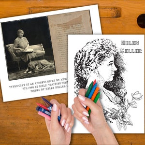 Helen Keller, Helen Keller Activity Packet, Helen Keller Biography ...