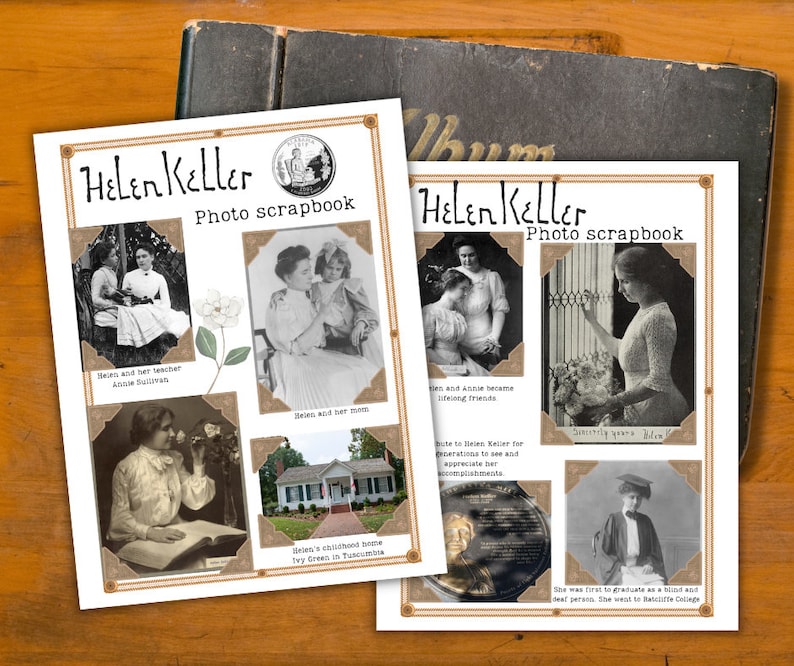 Helen Keller, Helen Keller Activity Packet, Helen Keller Biography ...