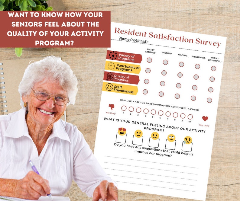 Survey, Activity Program Survey, Resident Council Survey, Resident ...