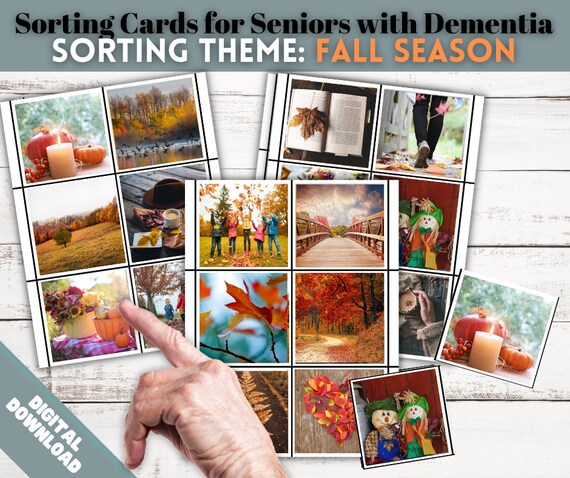 Dementia Sorting Kit Dementia Activities Brain Games - Etsy