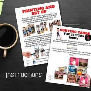 Dementia Sorting Kit, Dementia Activities, Brain Games, Matching Games ...