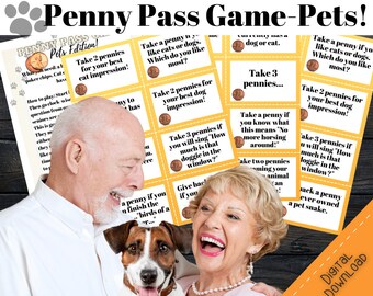 24 Penny Ante Question Trivia Cards Penny Ante Game - Etsy