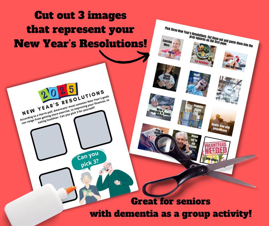 2025 New Year's Resolution Packet, Senior New Year's Resolutions ...