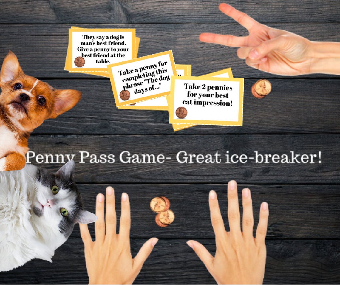 Penny Pass Pets Edition Game: Ice Breaker for Seniors (PDF) - Etsy