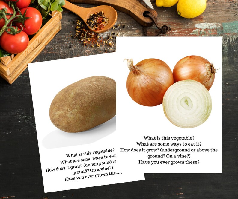 Vegetable Flashcards, Alzheimers Flashcards, Senior Activity, Dementia ...