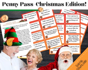 24 Penny Ante Question Trivia Cards Penny Ante Game - Etsy