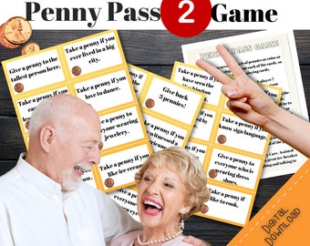 24 Penny Ante Question Trivia Cards Penny Ante Game - Etsy