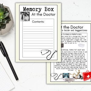 Memory Box, Sensory Kit, Senior Memory Box, Dementia Sensory Box ...