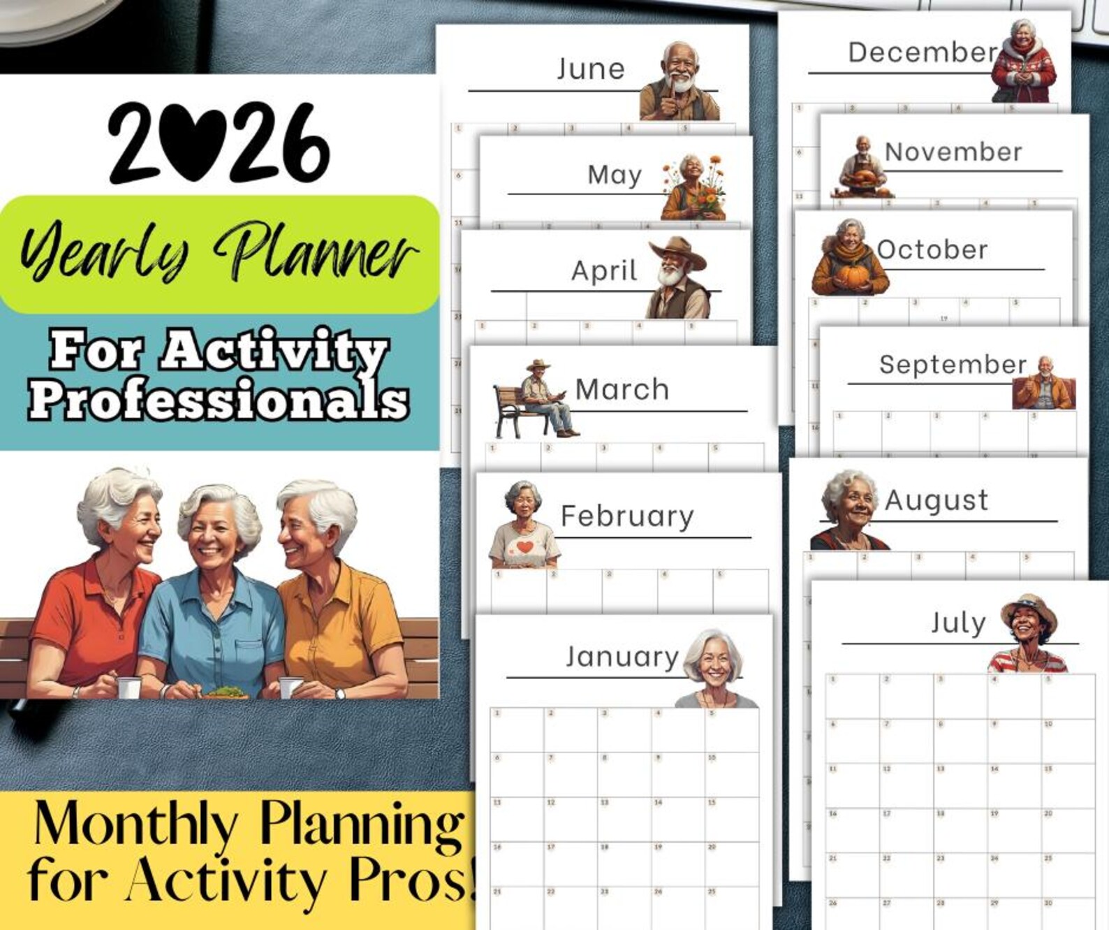 2026 Activity Professional Mega Planner: 24-page Download (PDF) - Etsy