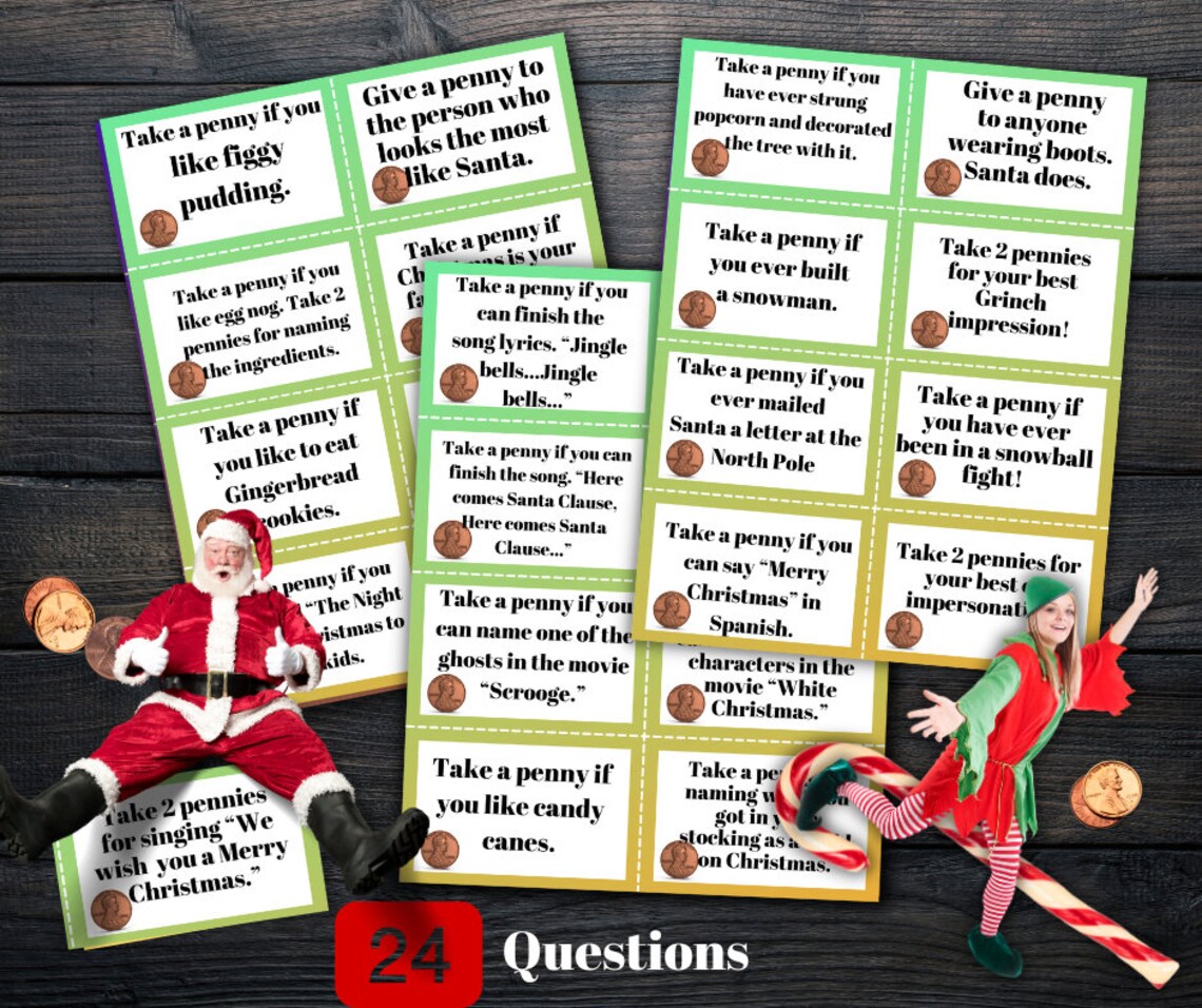 Christmas Game, Christmas Game for Seniors, Nursing Home Christmas Game ...