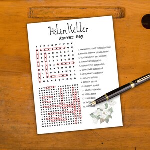 Helen Keller, Helen Keller Activity Packet, Helen Keller Biography ...