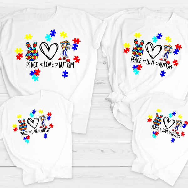 Sonic the Hedgehog Autism Shirt - Etsy