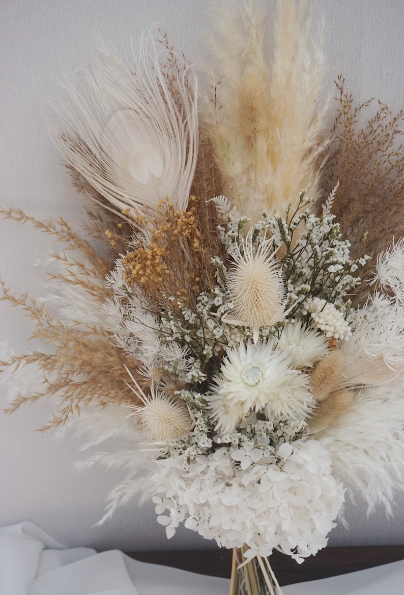 Neutral Rust Tone Bridal Bouquet / Eucalyptus Greenery Bouquet for ...