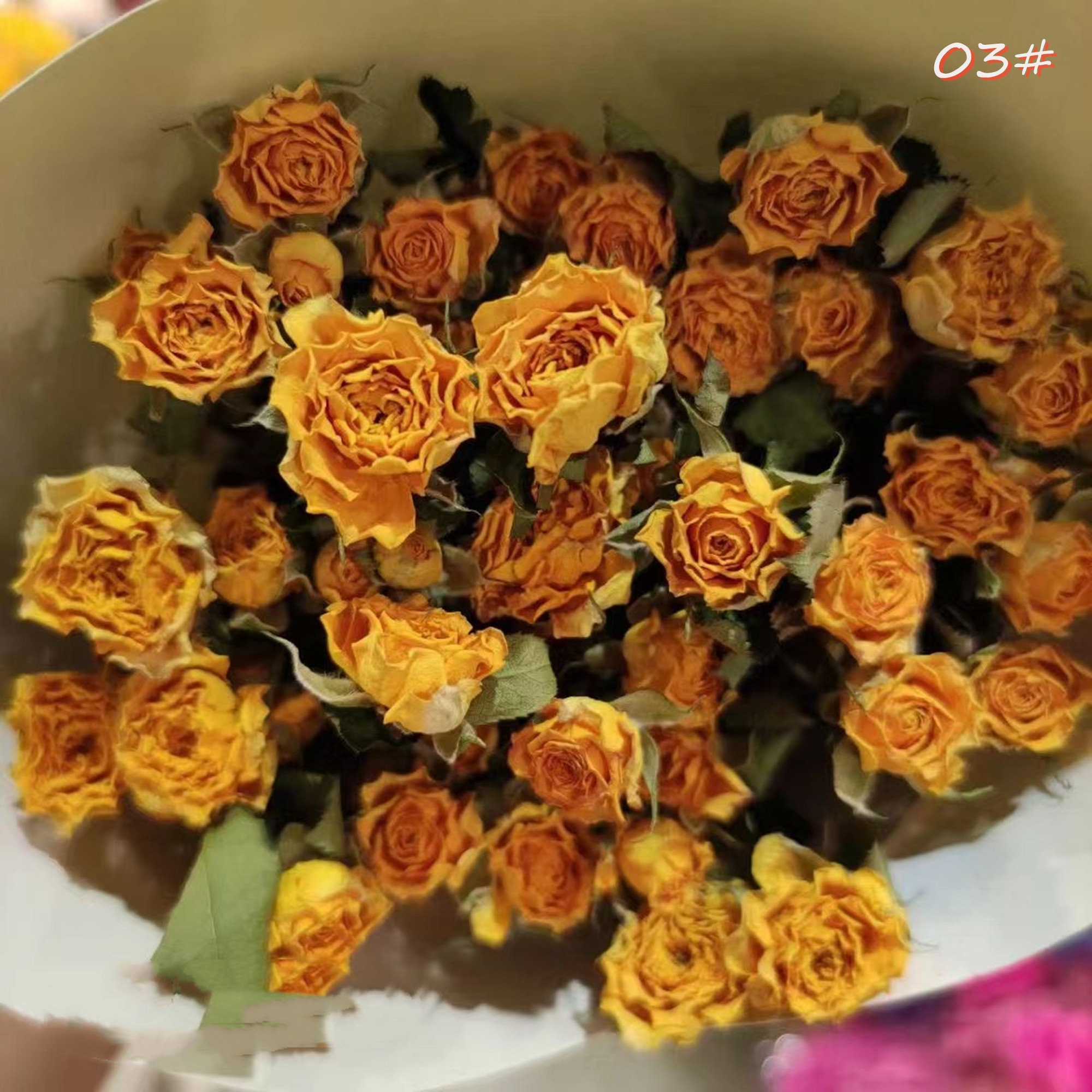 One Bundle Dried Roses Dried Flowers Bouquet Rustic Vintage | Etsy