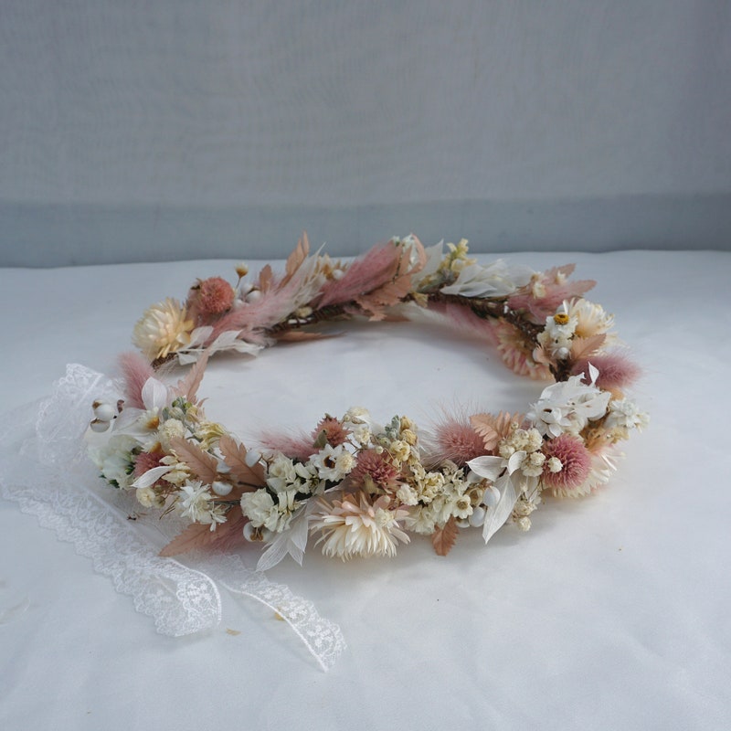 Peach Flower Crown - Etsy