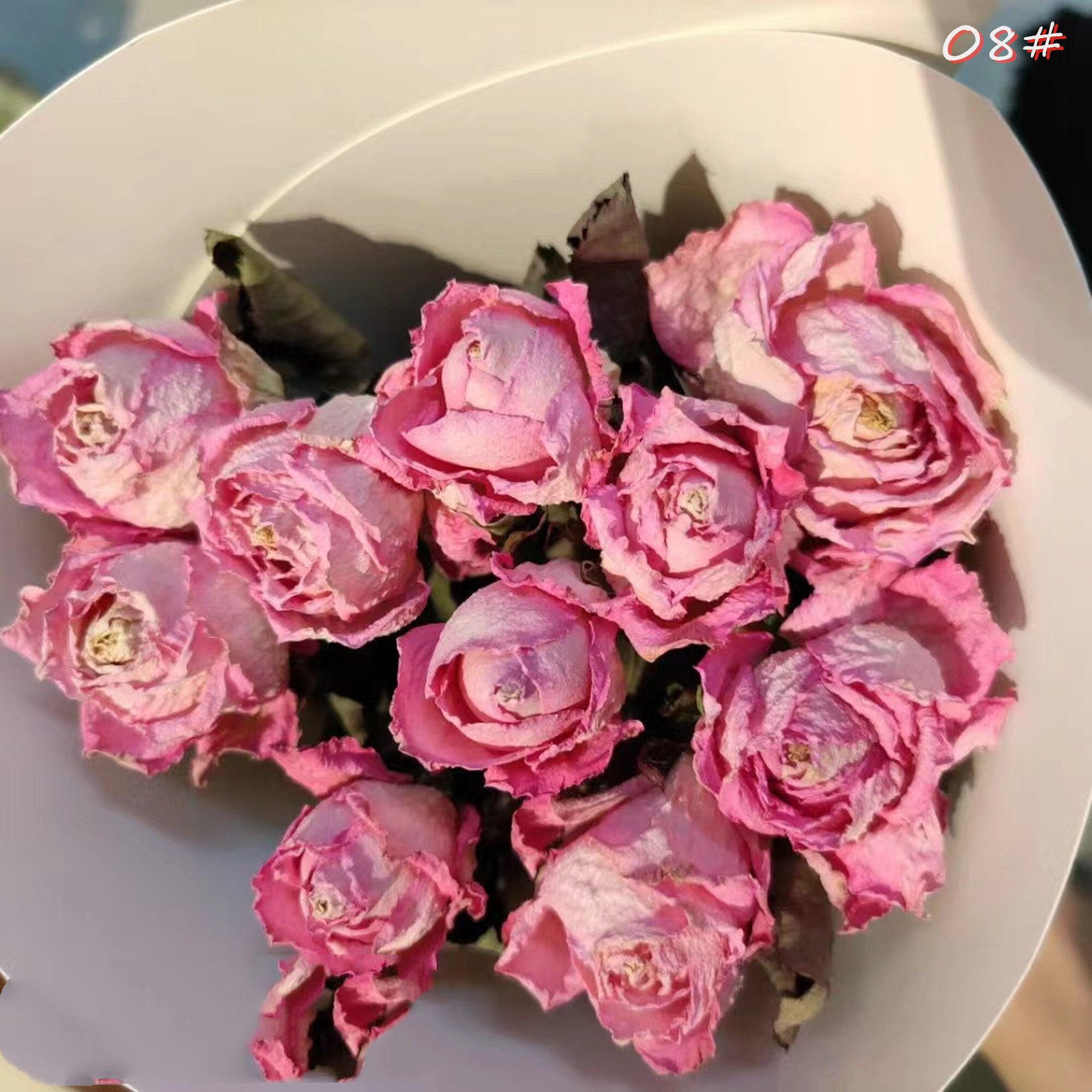 One Bundle Dried Roses Dried Flowers Bouquet Rustic Vintage | Etsy