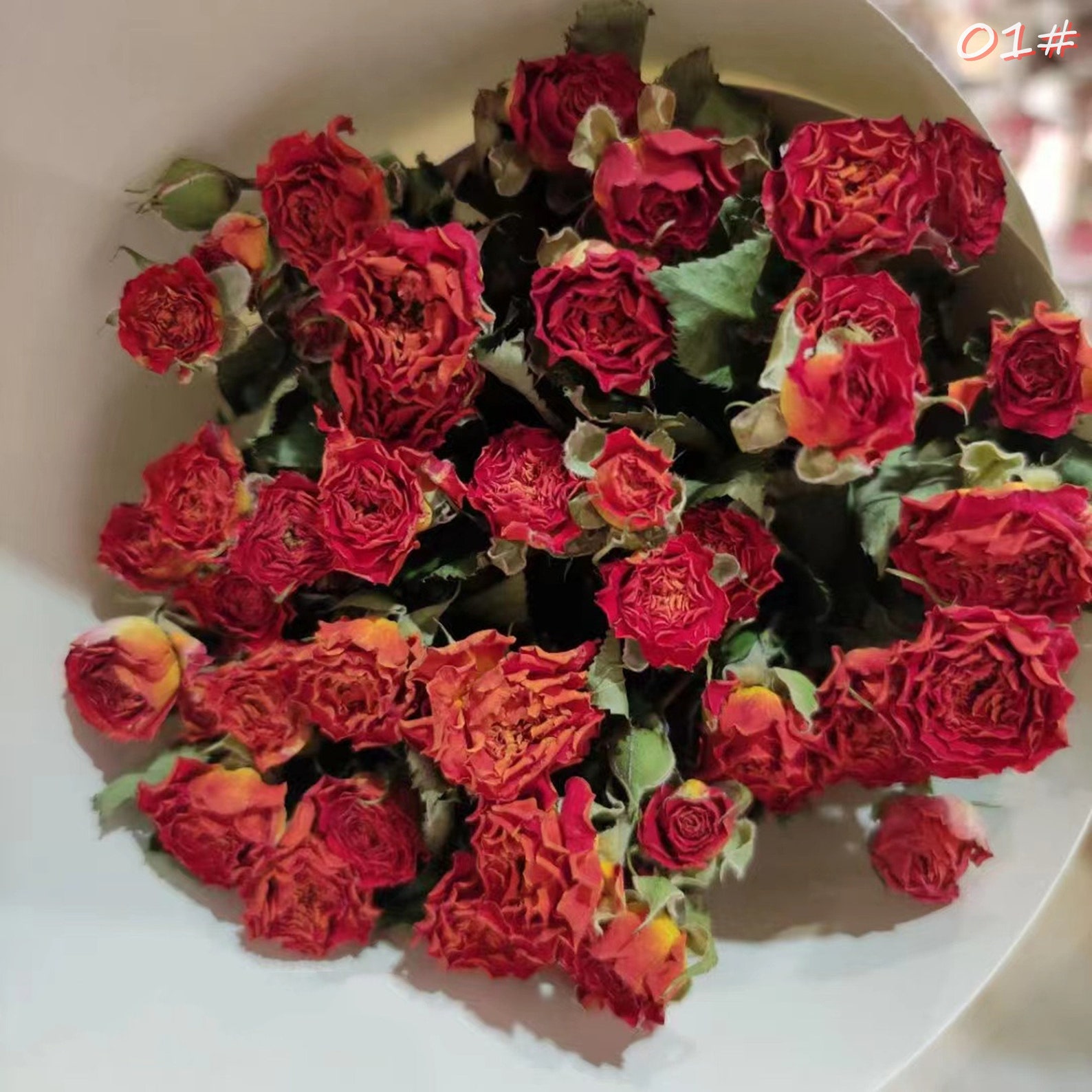 One Bundle Dried Roses Dried Flowers Bouquet Rustic Vintage - Etsy