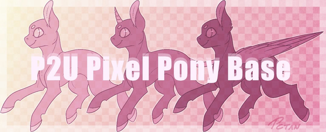 P2U Pony Pixel Base - Etsy