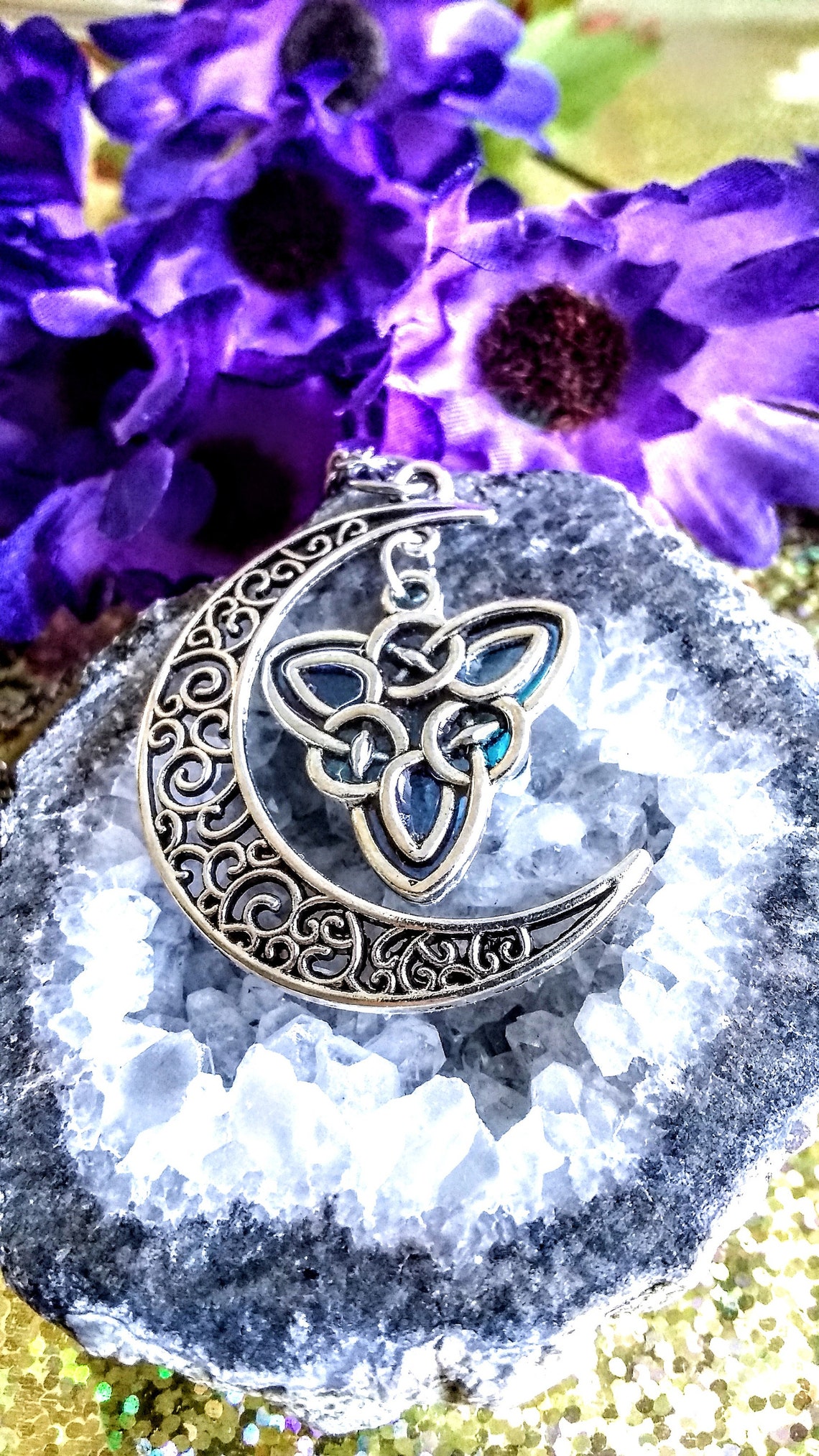 Celtic Elf Necklace Arwen Necklaceceltic Knot Necklace - Etsy