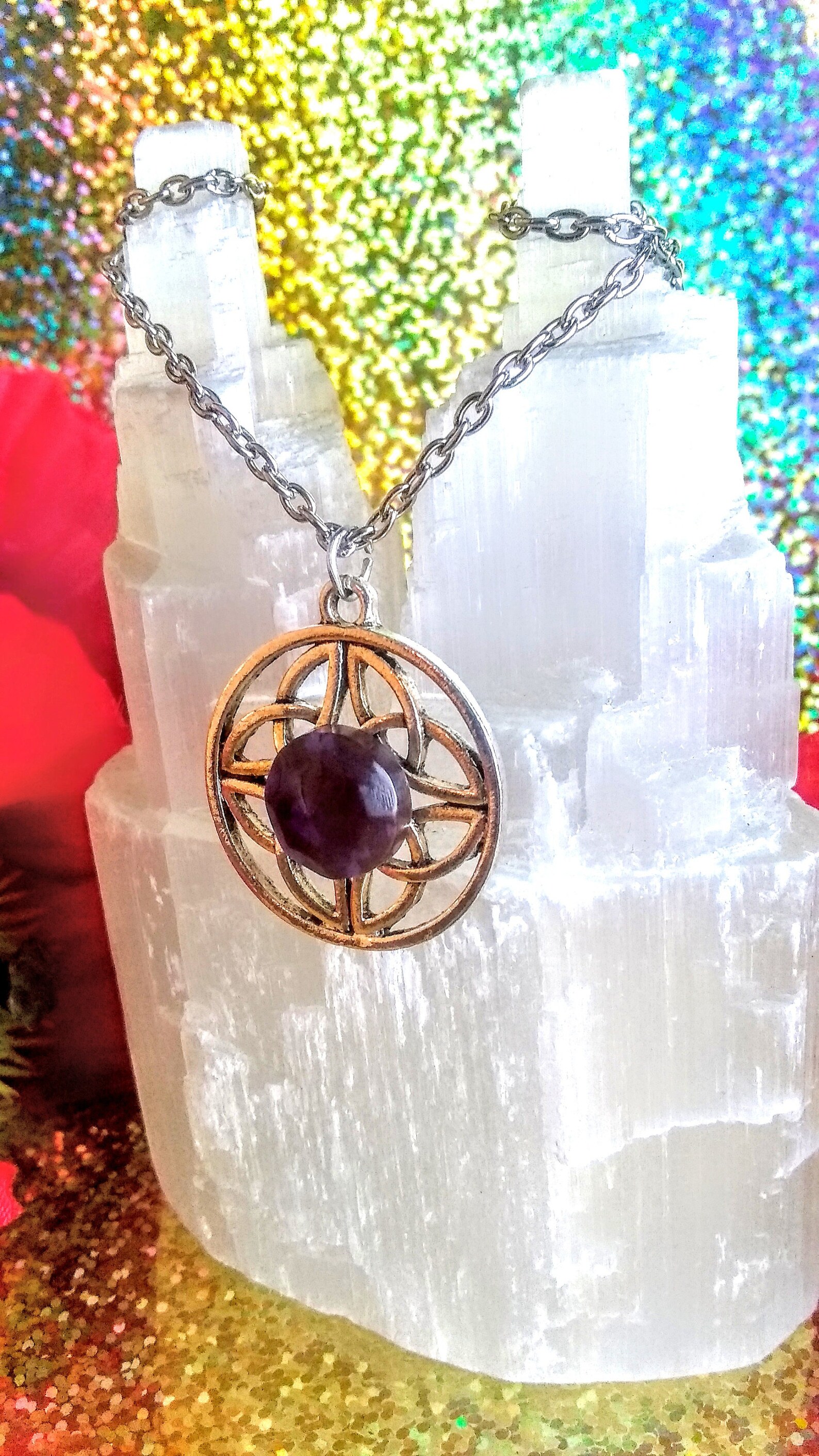 Elven necklace elven celtic necklace celtic knot necklace | Etsy
