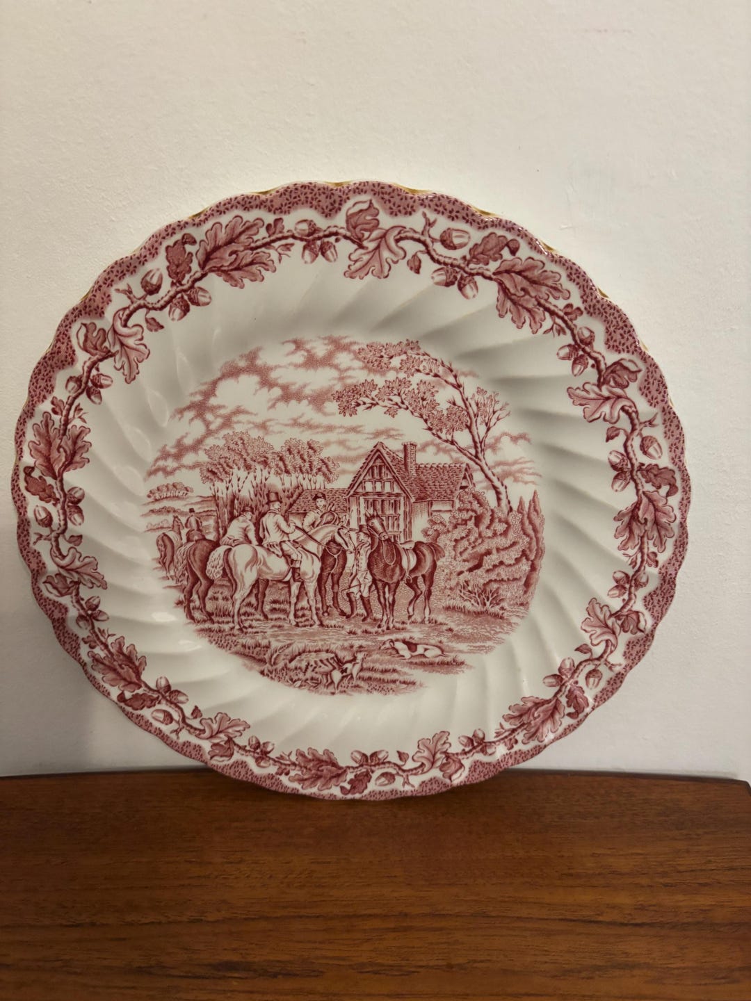 Vintage Myotts Country Life Dinner Plate, Mid Century Myott Dinner ...