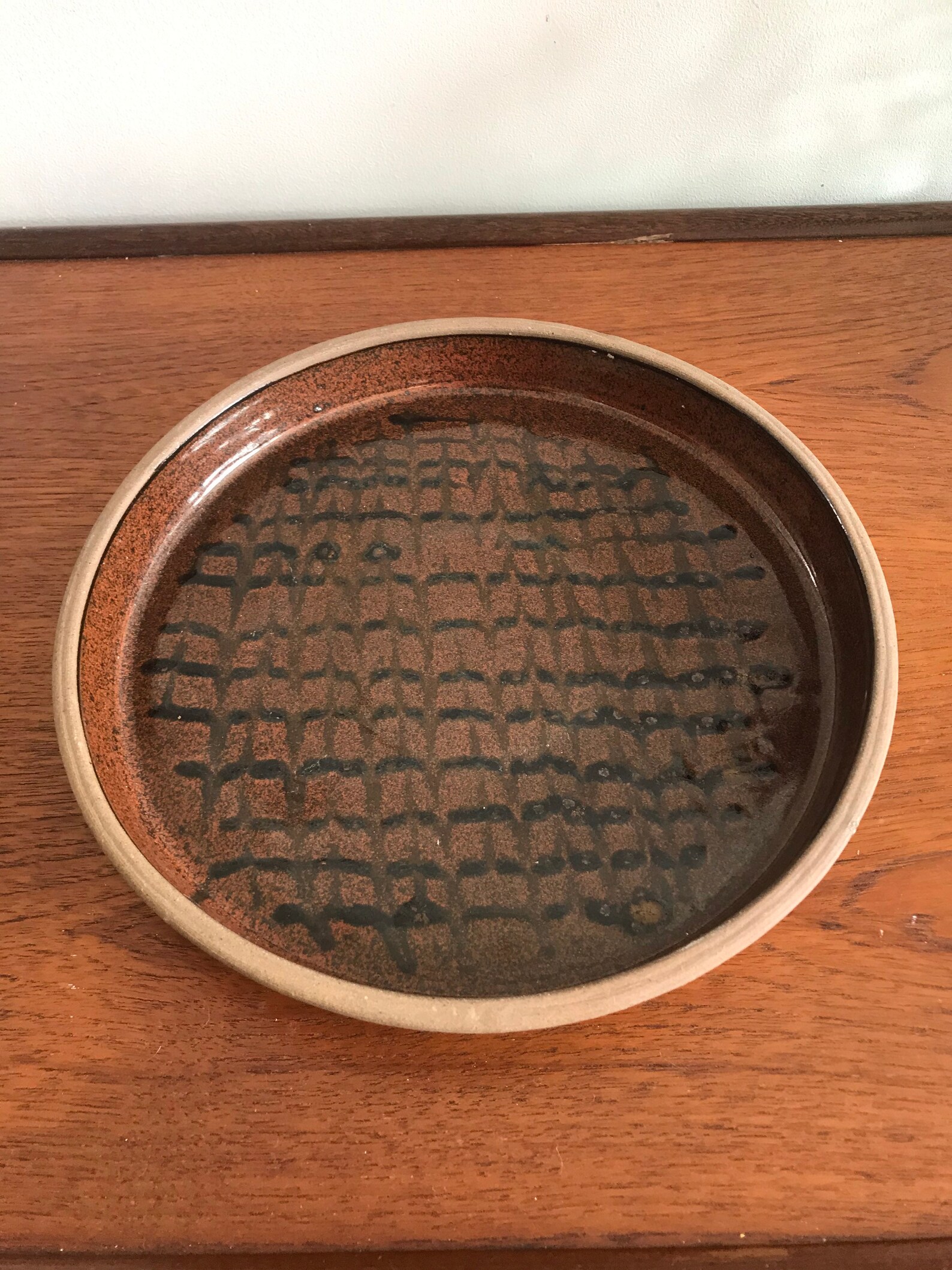 Vintage 1970s Glazed Earthenware Flan Pizza Dish - Etsy UK