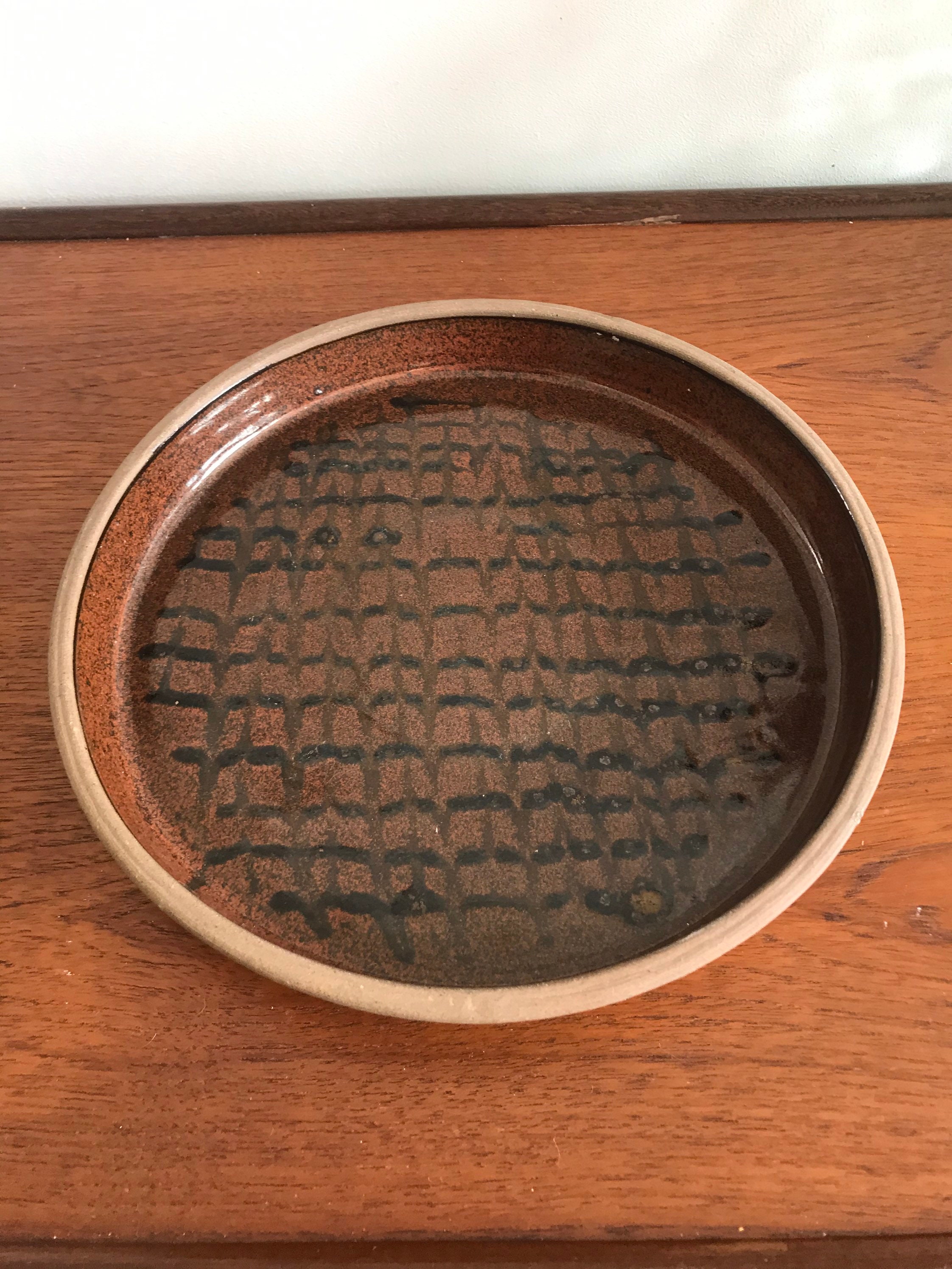 Vintage 1970s Glazed Earthenware Flan Pizza Dish - Etsy UK