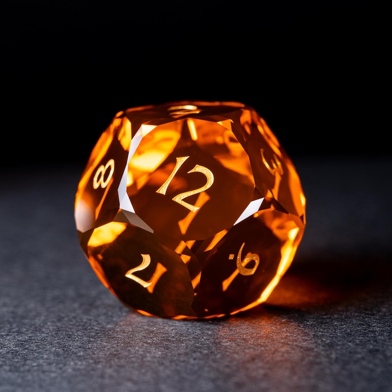 Dnd Yellow Dice Set,polyhedral RPG Game Dice - Etsy