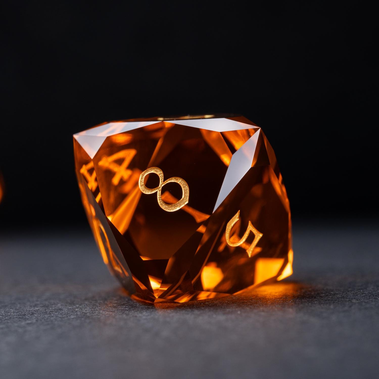 Dnd Yellow Dice Set,polyhedral RPG Game Dice - Etsy