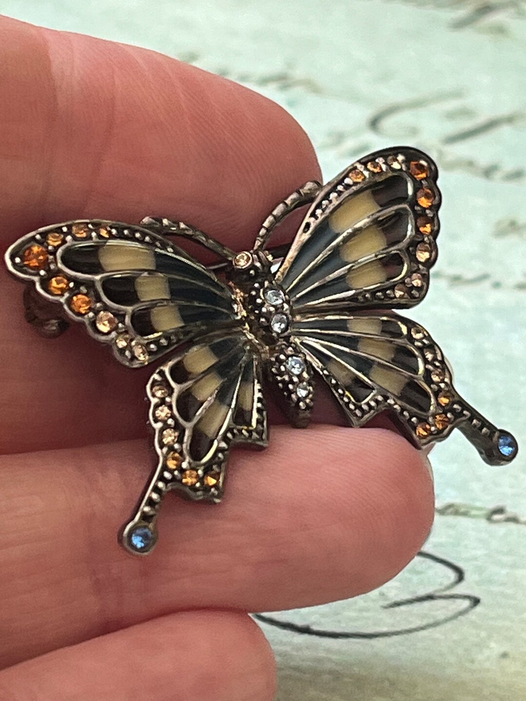Vintage Monet Butterfly Brooch, Butterfly Lover Gift - Etsy