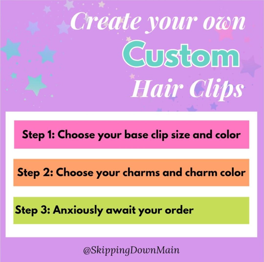 Create Your Own Galactic Hair Clip - Etsy