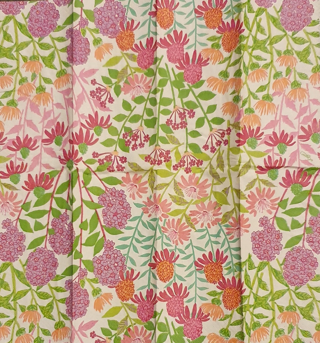 Wildflower Meadow Single Tissues Available - Etsy