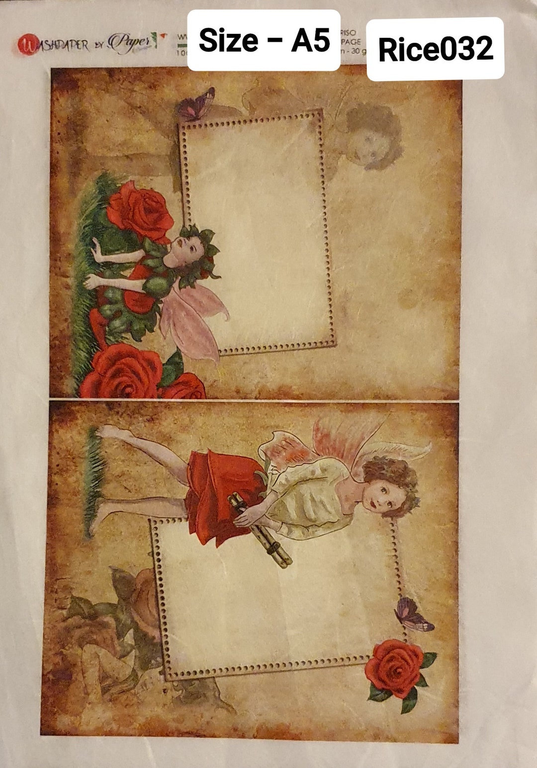 Faries Frames Rice Paper - Etsy