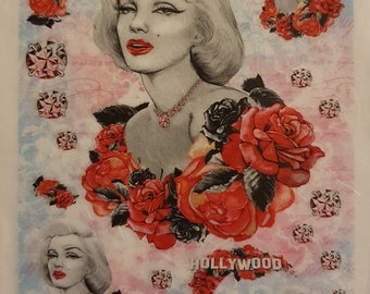 Marilyn Monroe Decoupage Paper - Etsy UK