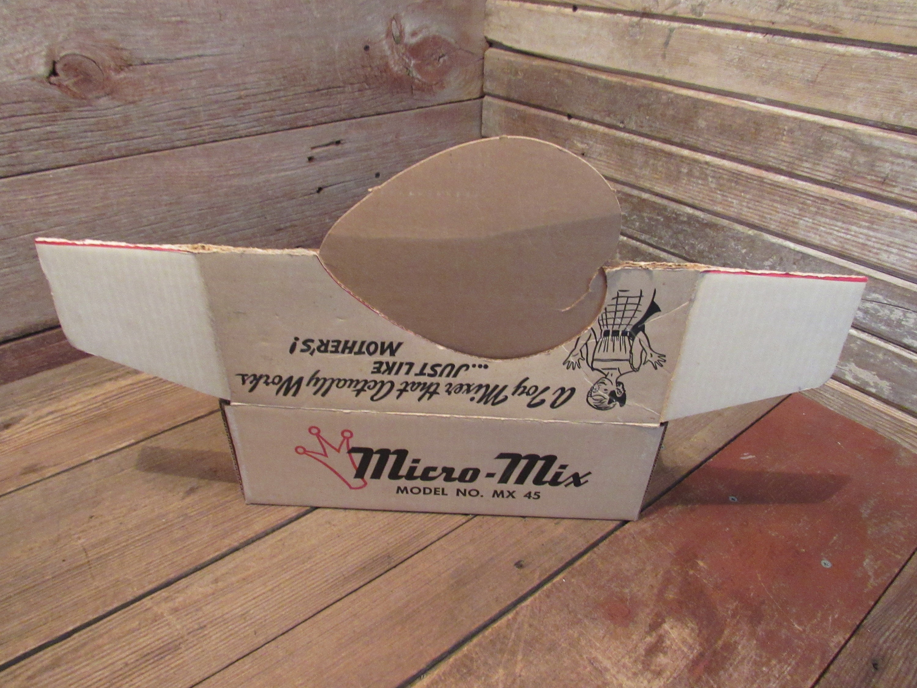 Vintage 1950'S Micro-mix Battery-op Toy Mixer MX45 Box W/accessories ...