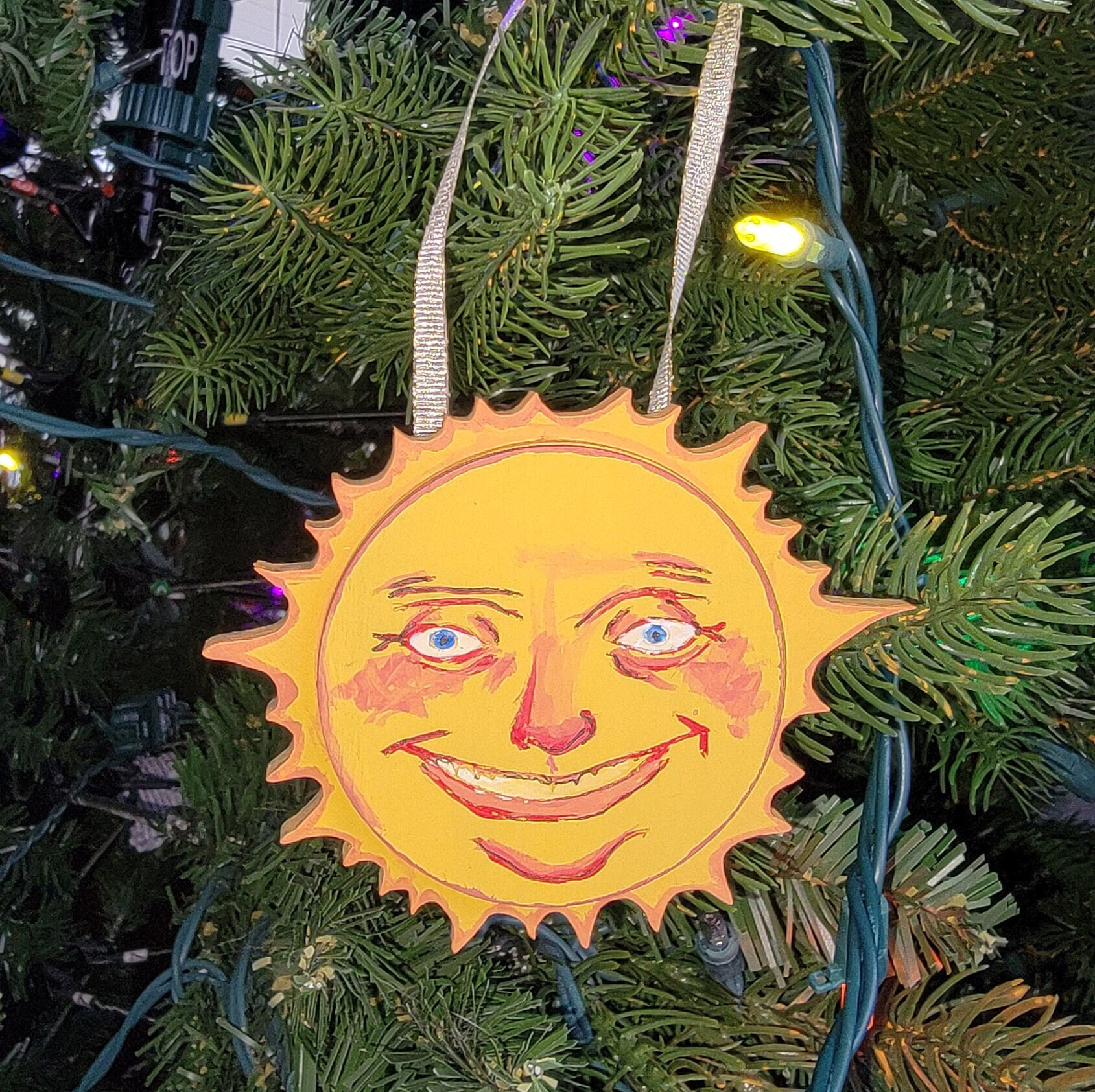 Midsommar Sun Wall Hanging / Christmas Ornament / Laser Cut Decor ...