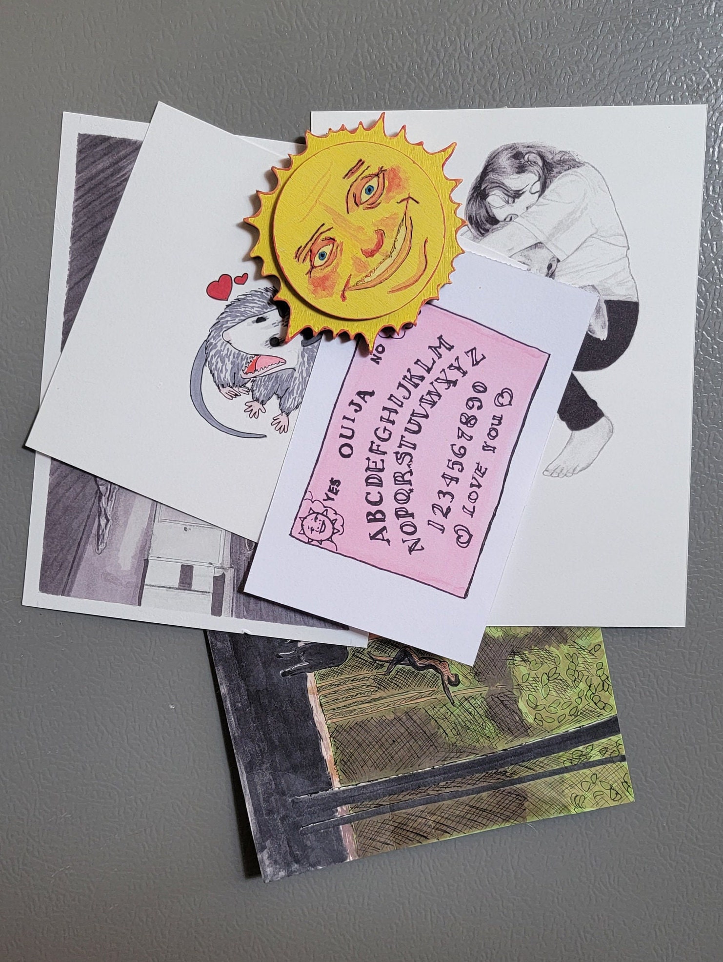 Midsommar Sun Magnet / Creepy / Smile / Horror / Strong Magnet - Etsy