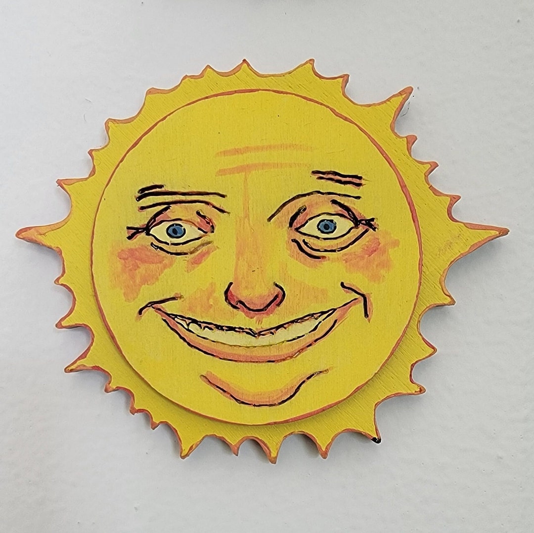 Midsommar Sun Magnet / Creepy / Smile / Horror / Strong Magnet ...