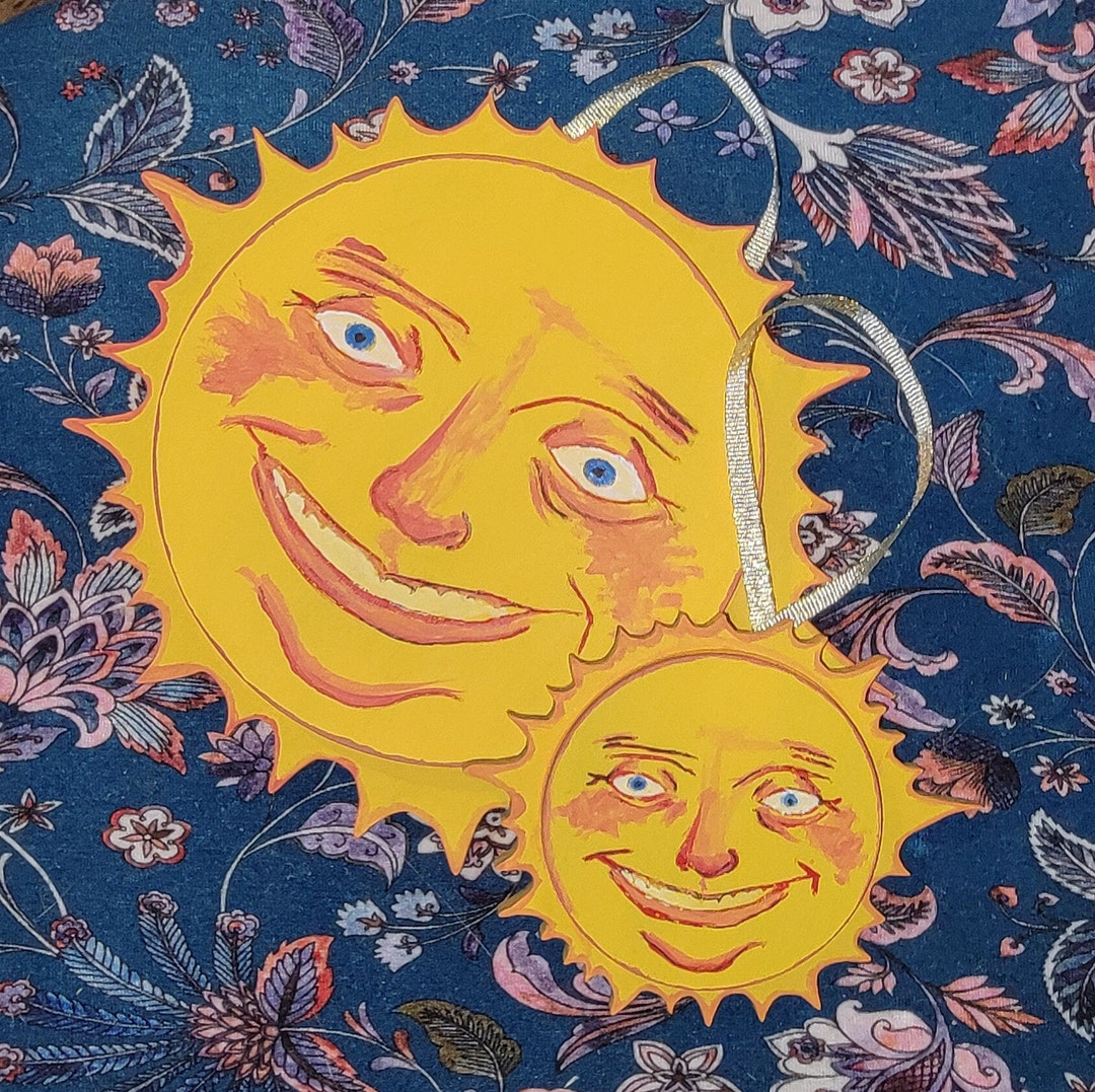 Midsommar Sun Wall Hanging / Christmas Ornament / Laser Cut Decor ...