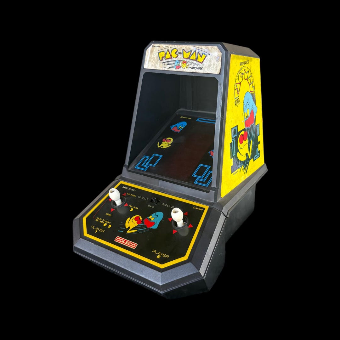Vintage 1981 Coleco Pac-man Mini Arcade Tabletop Retro Video Game No ...