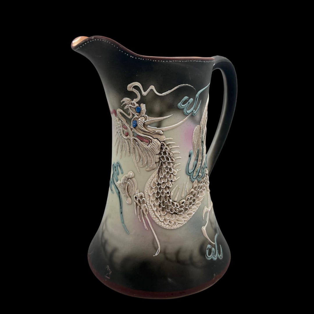 Antique Hand Painted Moriage Dragonware Imperial Nippon Art Deco ...