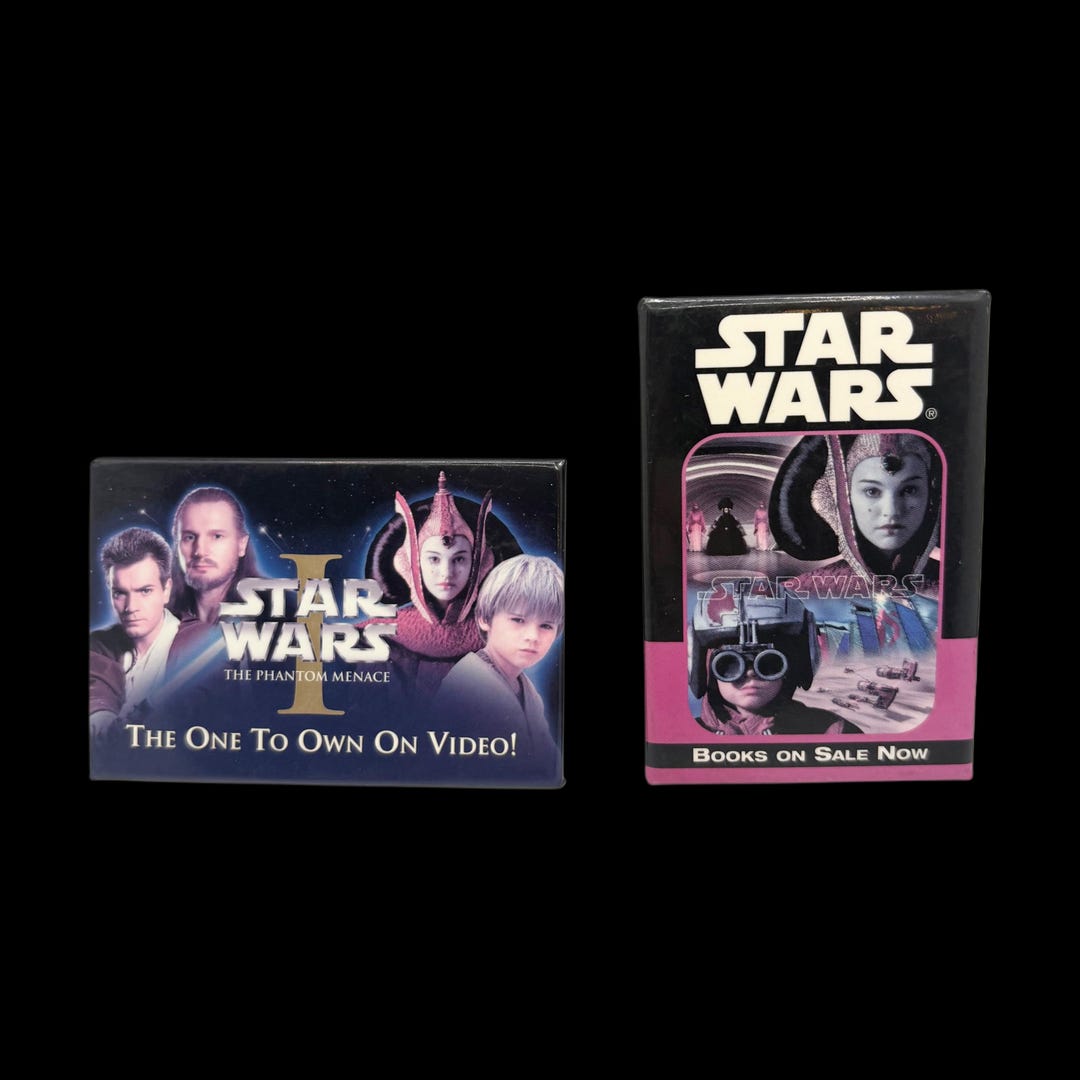 Two Vintage Y2K Star Wars: Episode 1 the Phantom Menace Promotional ...