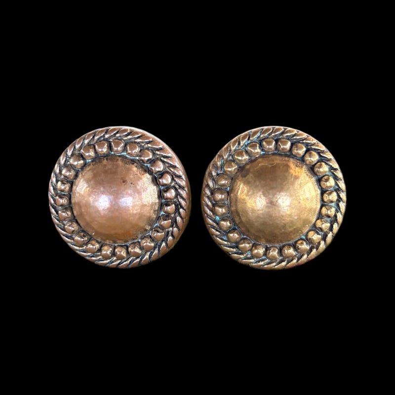 Omega Back Earrings - Etsy