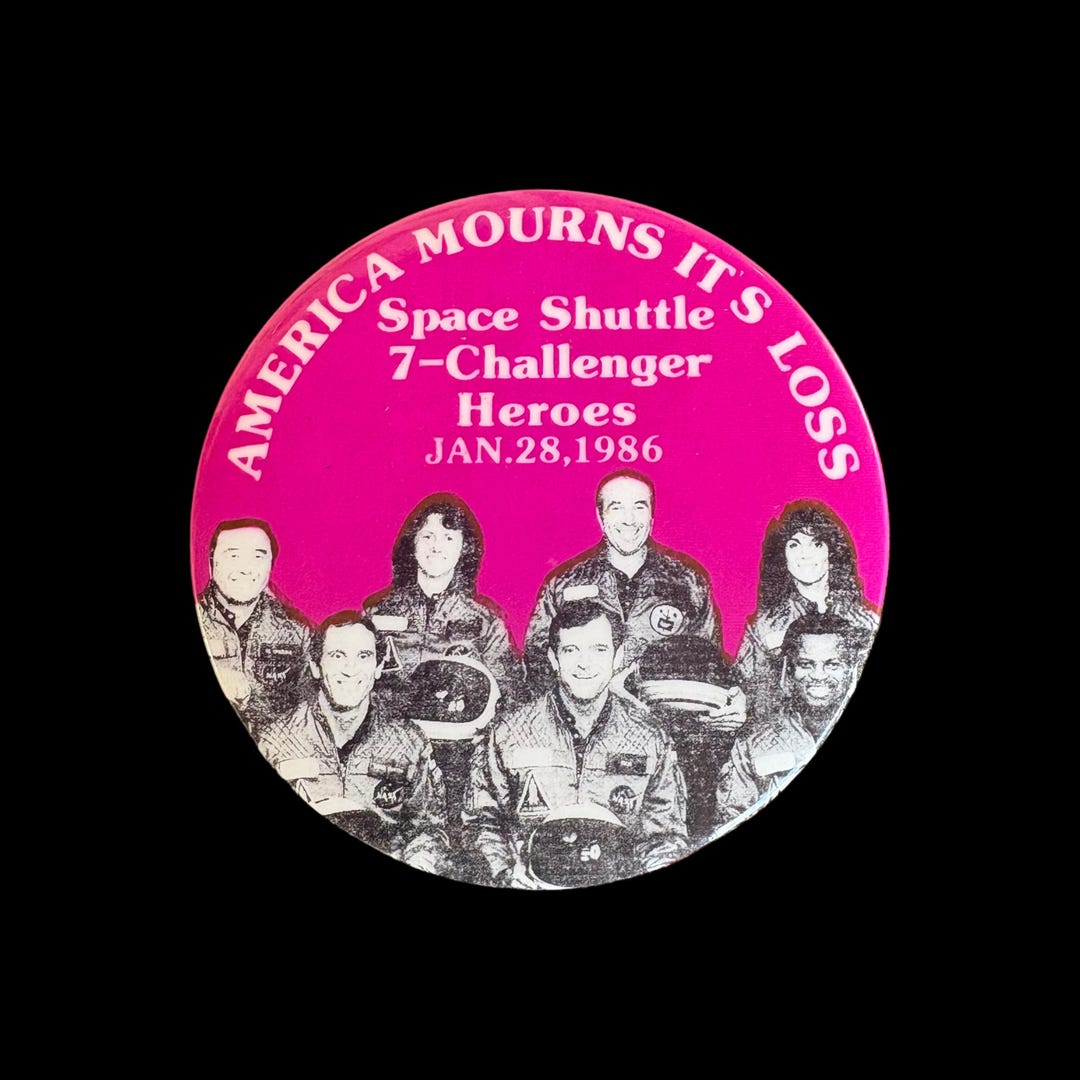 Vintage 1986 Space Shuttle Challenger Disaster STS:51-L “america Mourns ...