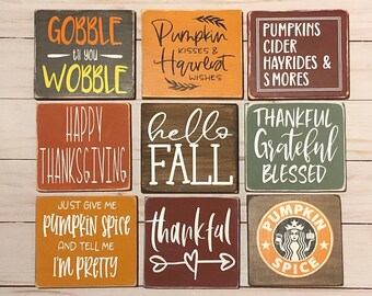 Thanksgiving Signs | Etsy