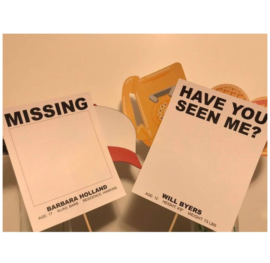 Stranger Things Photo Booth Props - Etsy